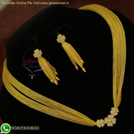 Elegant 92.5 Sterling Silver Mesh Chain Choker Necklace Gold Plated Silk Like Smooth Jewelry NL25931